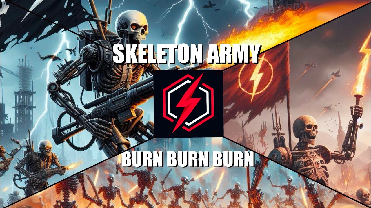 BURN BURN BURN ⚡️ SKELETON ARMY - YouTube