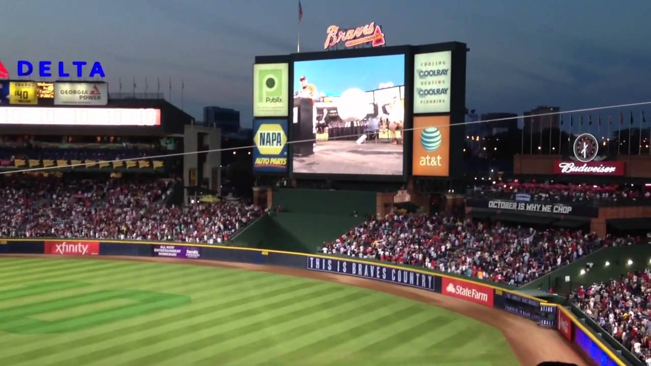 Chipper Jones retirement tribute ceremony - YouTube