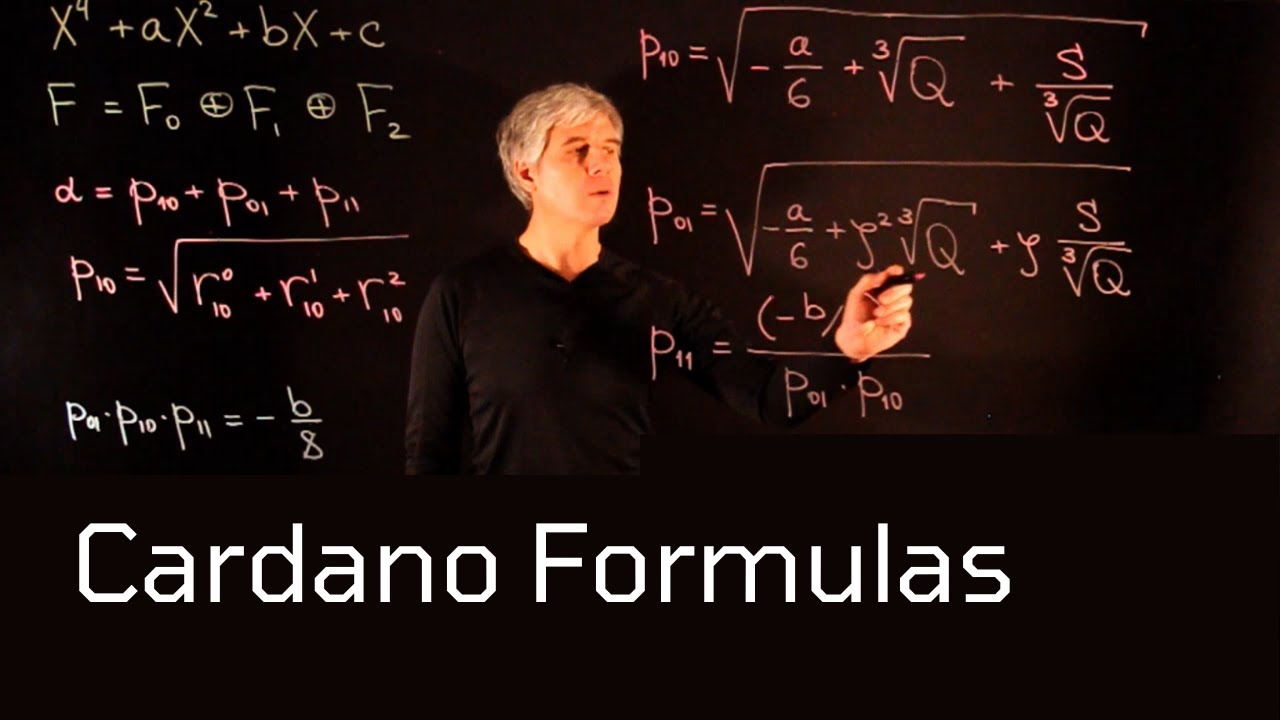 Lecture 16. Cardano Formulas - YouTube