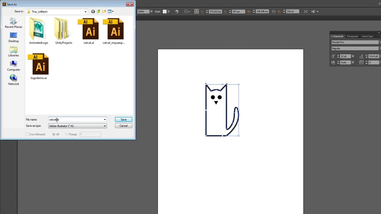 Importing Illustrator to Maya - Animated Logo - YouTube