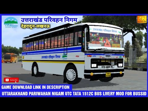 UTC Bus Livery Mod For BUSSID | utc Tata 1512 bus Livery Mod For BUSSID ...