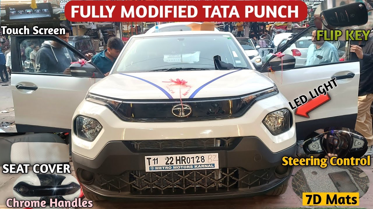 Fully Modified Tata PUNCH मात्र ₹30 हजार में || Punch Modification Base ...