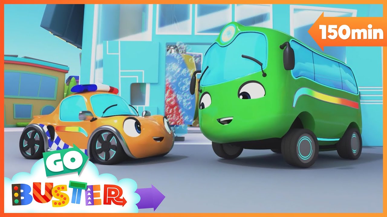How to Re-Paint Buster! 🌈🫧 | Go Learn With Buster | Videos for Kids ...