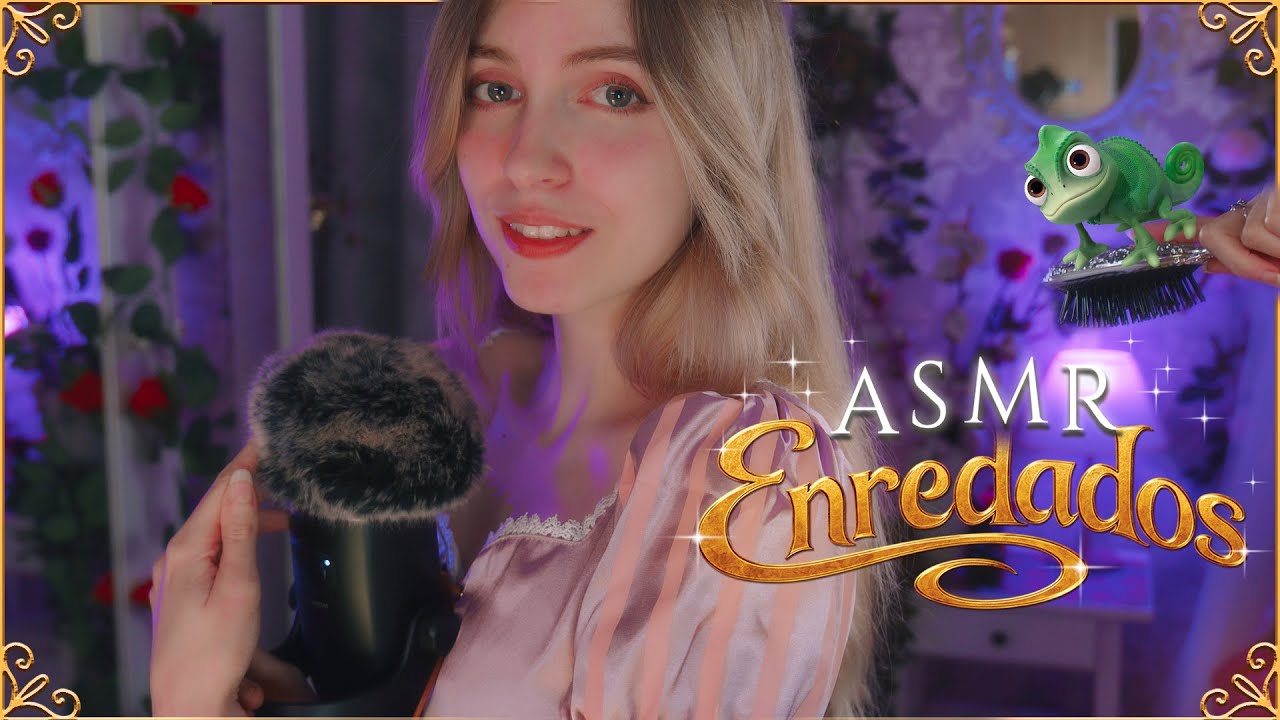 ASMR | RAPUNZEL te canta y CUIDA para Dormir 💜 ATENCIÓN PERSONAL 💜 ...