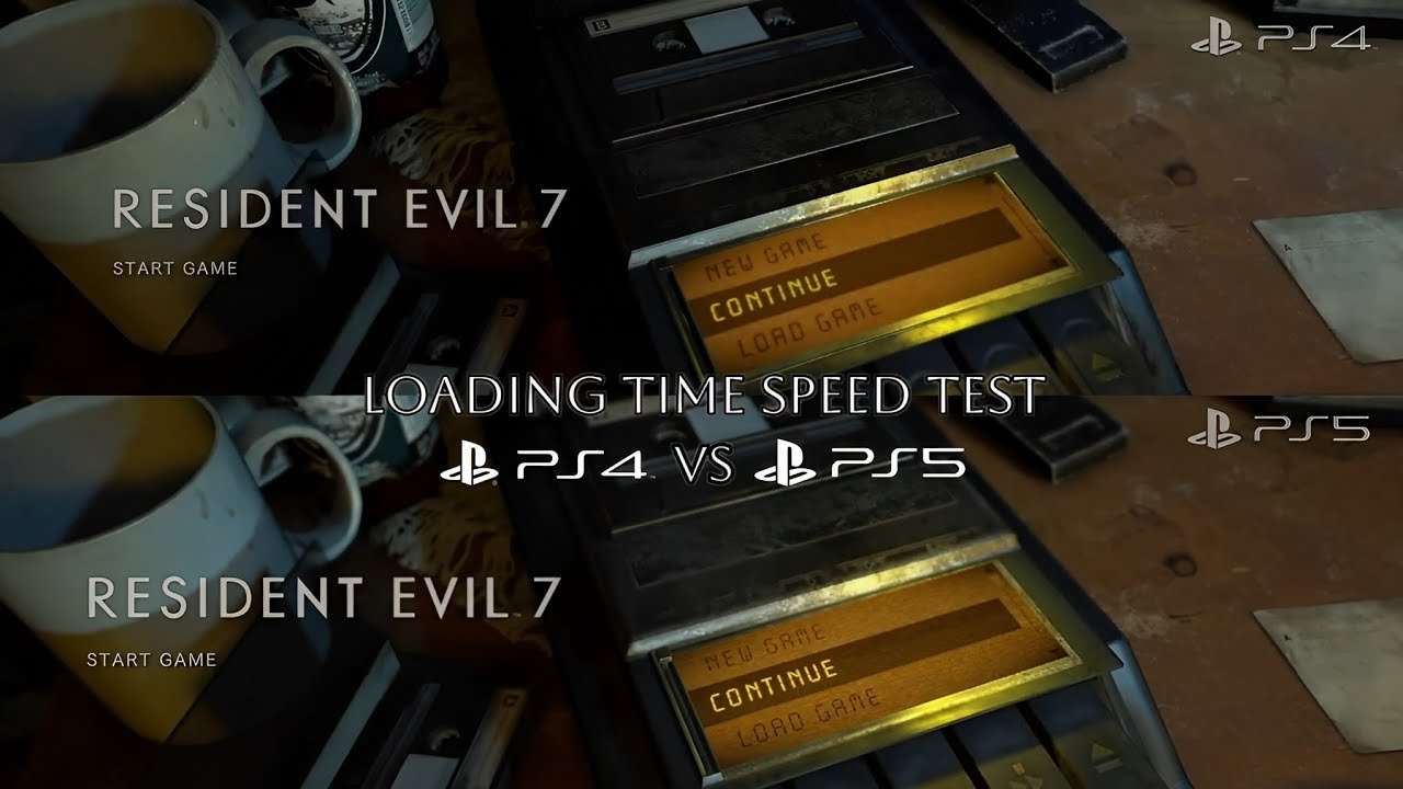 RE7 Loading Time Speed Test - Ps4 vs Ps5 | T.M.Z. - YouTube