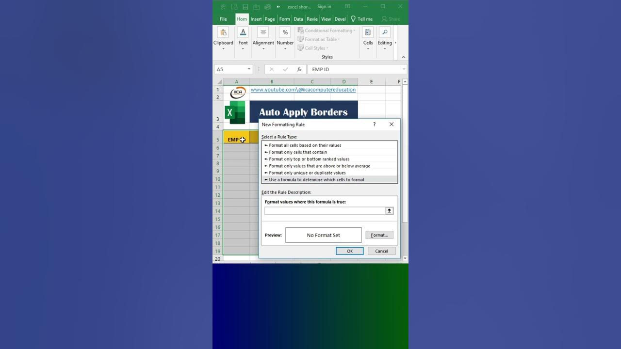 How To Add Borders Automatically To Cells In Excel Auto Apply Border how-to-add-borders-automatically-to-cells-in-excel-auto-apply-border