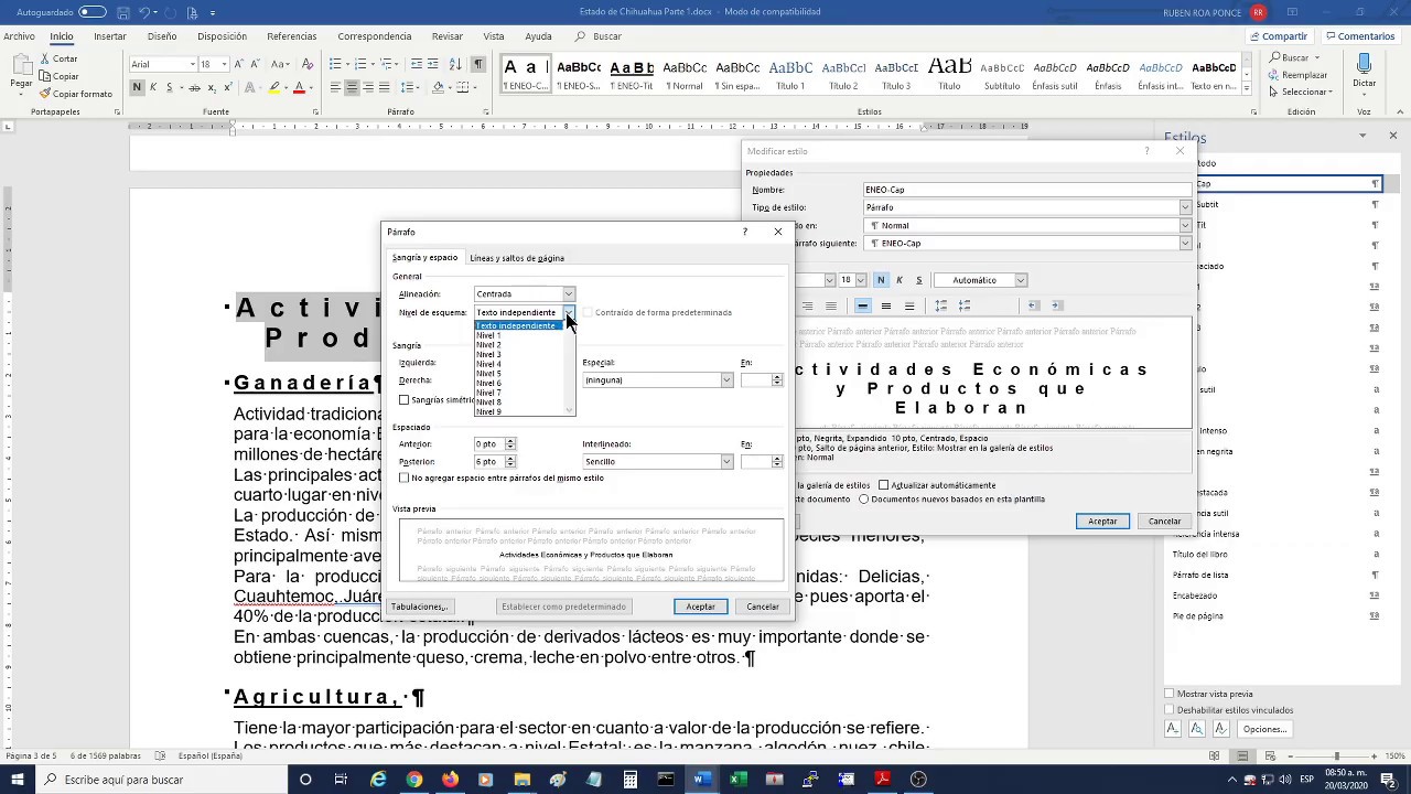 Word Panel de Navegacion y Contenido - YouTube