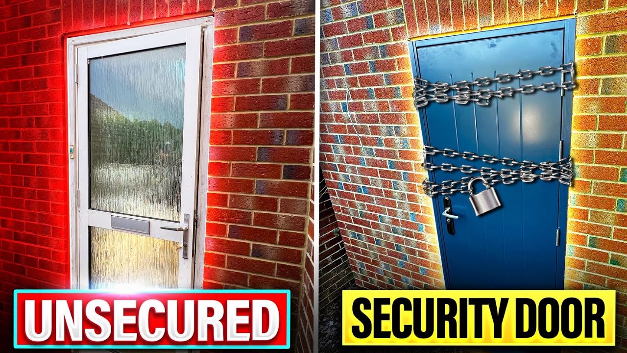 How To Install A Lathams Security Back Door - YouTube