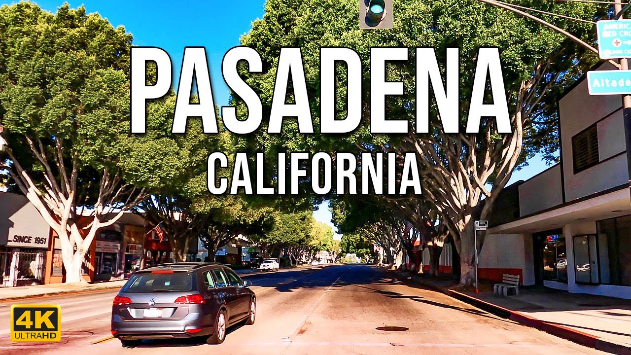 Early Morning Drive In Pasadena [4K] | Colorado Blvd | Downtown ...