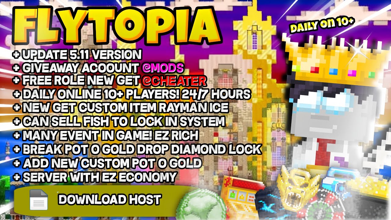 GACOR BET NI SERVER⁉️👊 - GTPS TERBARU 2025 | GROWTOPIA PRIVATE SERVER NEW | FLYTOPIA - YouTube