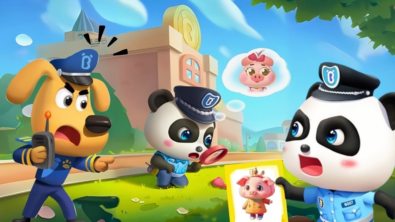 Police Officer and Missing Baby || Safety Cartoon || Police || Babybus ...