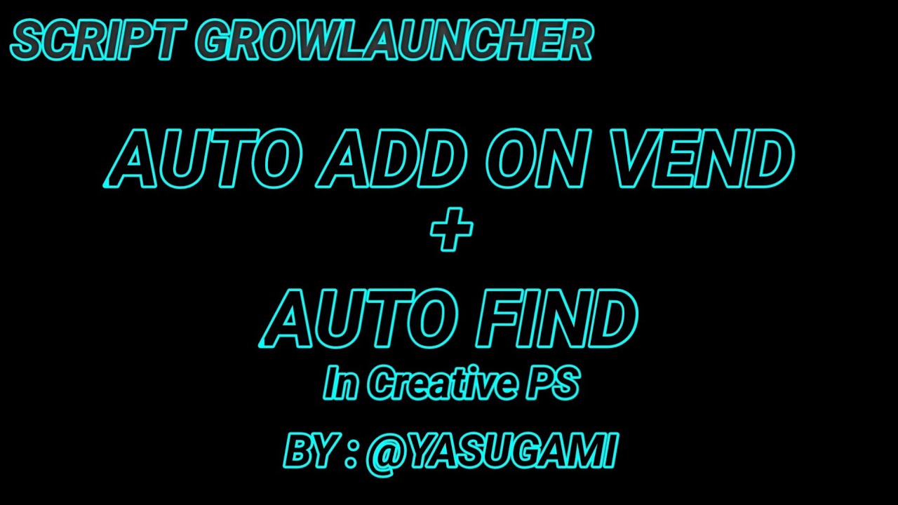 Free Script Auto Add On Vending Auto Find In Creative PS YouTube Free Script Auto Add On Vending Auto Find In Creative PS YouTube