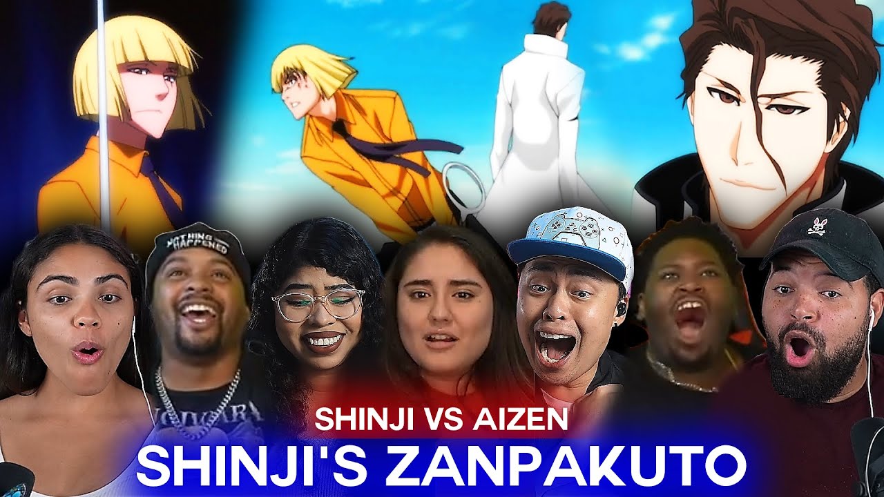 Shinji's Shikai | Bleach Ep 290, 291 Reaction Highlights - YouTube