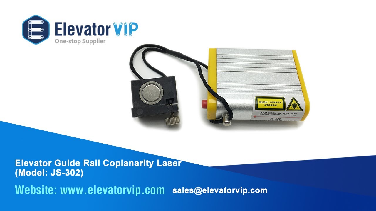 JS-302 Elevator Guide Rail Coplanarity Laser Detector, Guide Rail Laser ...