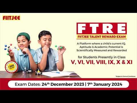 FIITJEE Talent Reward Exam 2023 - YouTube