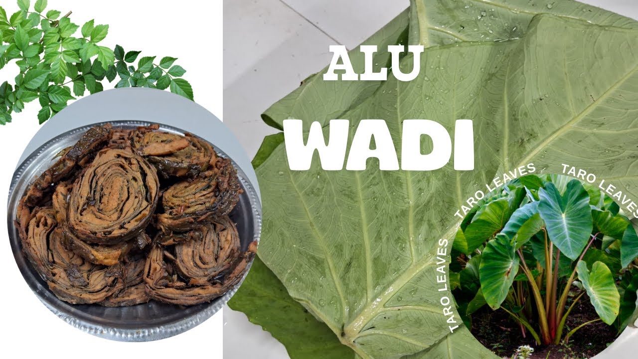 Simple Indian Recipe | ALU WADI | Homemade Dish - YouTube