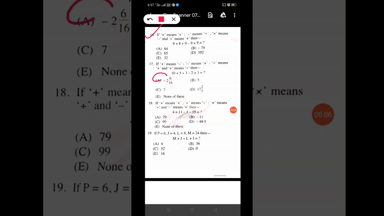 Reasoning, Mathematical Test - YouTube