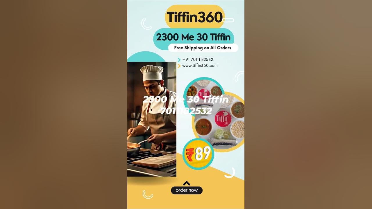 2300 Me 30 Tiffin Call Now- 7011182532 #food #cooking #tiffinbox #tiffin #tiffinservice - YouTube