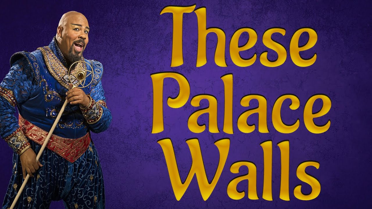 These Palace Walls backing track karaoke instrumental Aladdin Broadway - YouTube