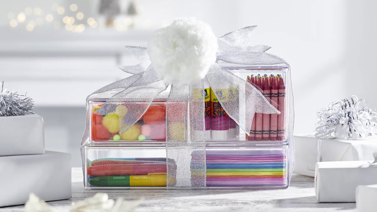 Easy DIY Holiday Craft Gift Basket Idea - YouTube