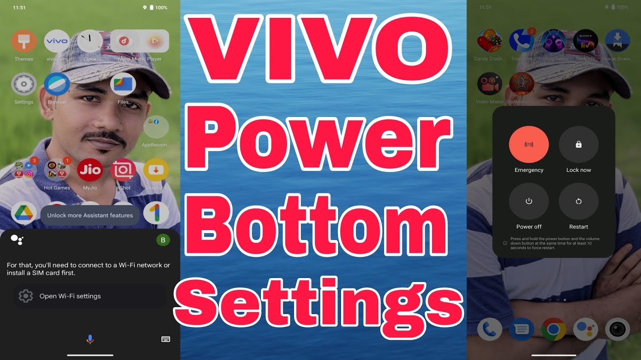 Vivo V29 power off button // Vivo V29 Pro Power key settings // Vivo ...