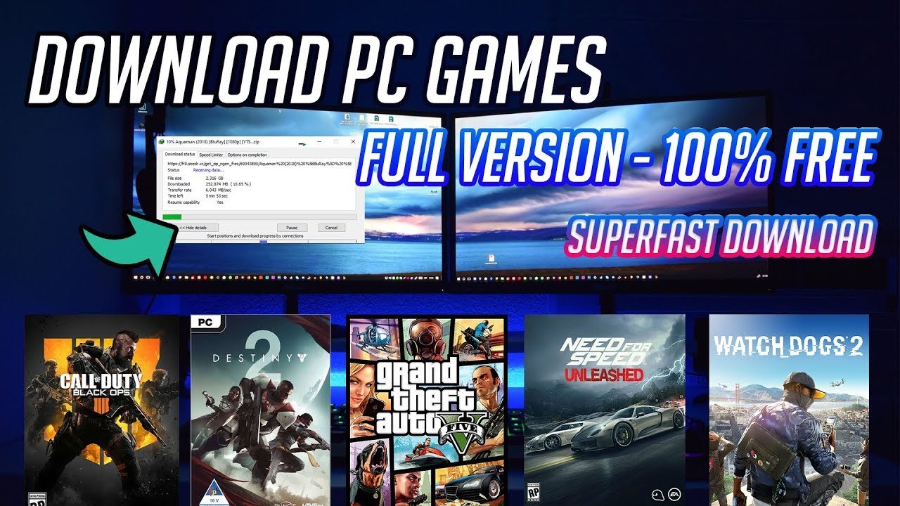How to download computer games - YouTube