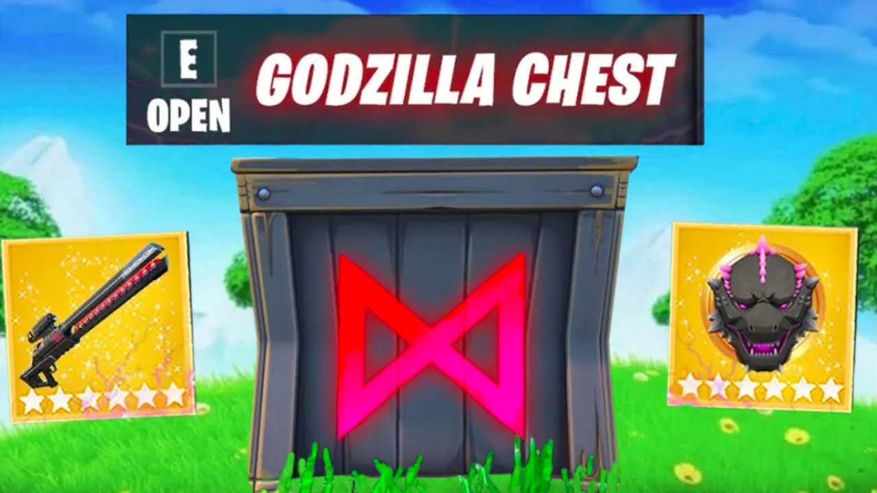 The *GODZILLA CHEST* ONLY Challenge in Fortnite chapter 6 - YouTube