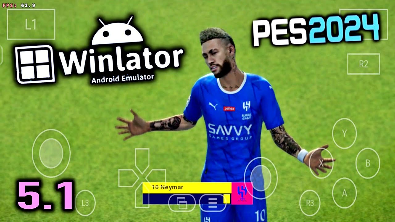PES 2024 Android ( Winlator 5.1 ) - Android PES 24 Latest Winlator PES ...
