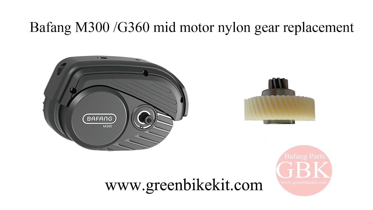 how to replace Bafang M300 /G360 Nylon gear - YouTube