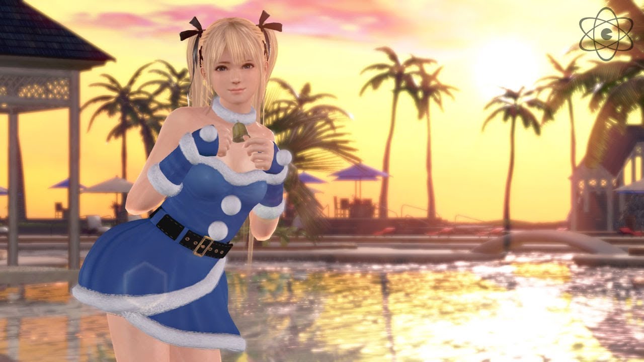 DOAX3 - Marie Rose Santa Claus Special: full relaxation gravures, pole ...