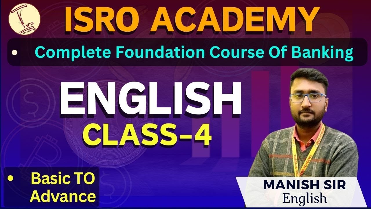 SUBJECT VERB AGREEMENT - 4 | SVA | TARGET BANK BATCH 2024 | BY MANISH SIR | ISRO ACADEMY - YouTube