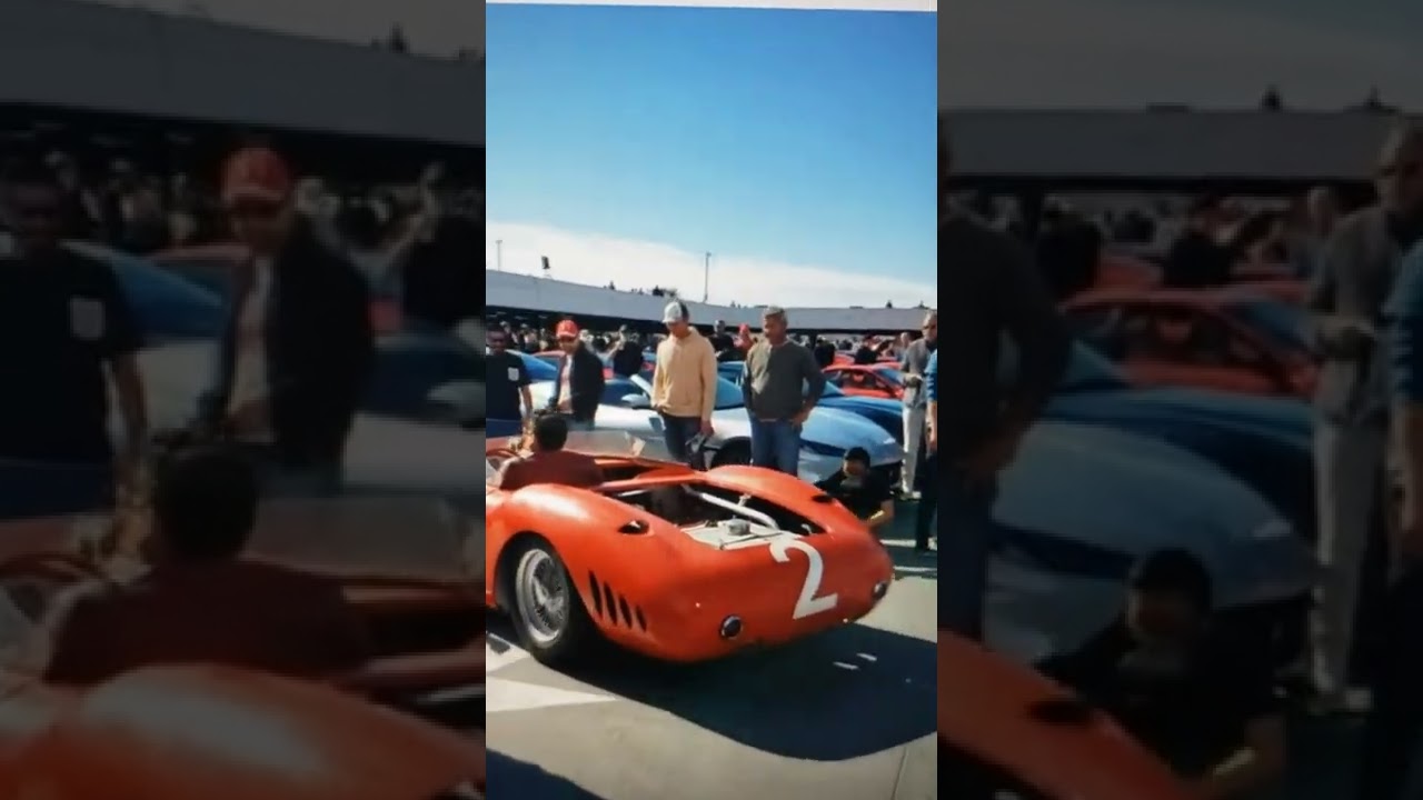 1958 450S Maserati Reproduction race car at Petersen Automotive Museum ...