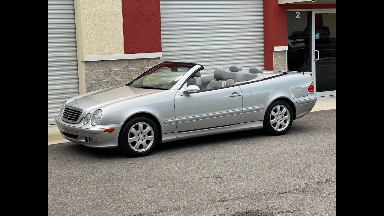 2002 Mercedes Benz CLK320 Cabriolet Driving 09292023 - YouTube