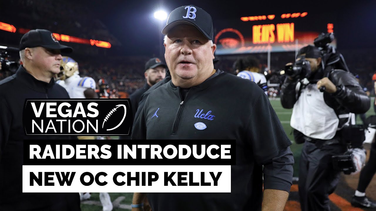 Raiders introduce Chip Kelly - Press Conference Highlights - YouTube