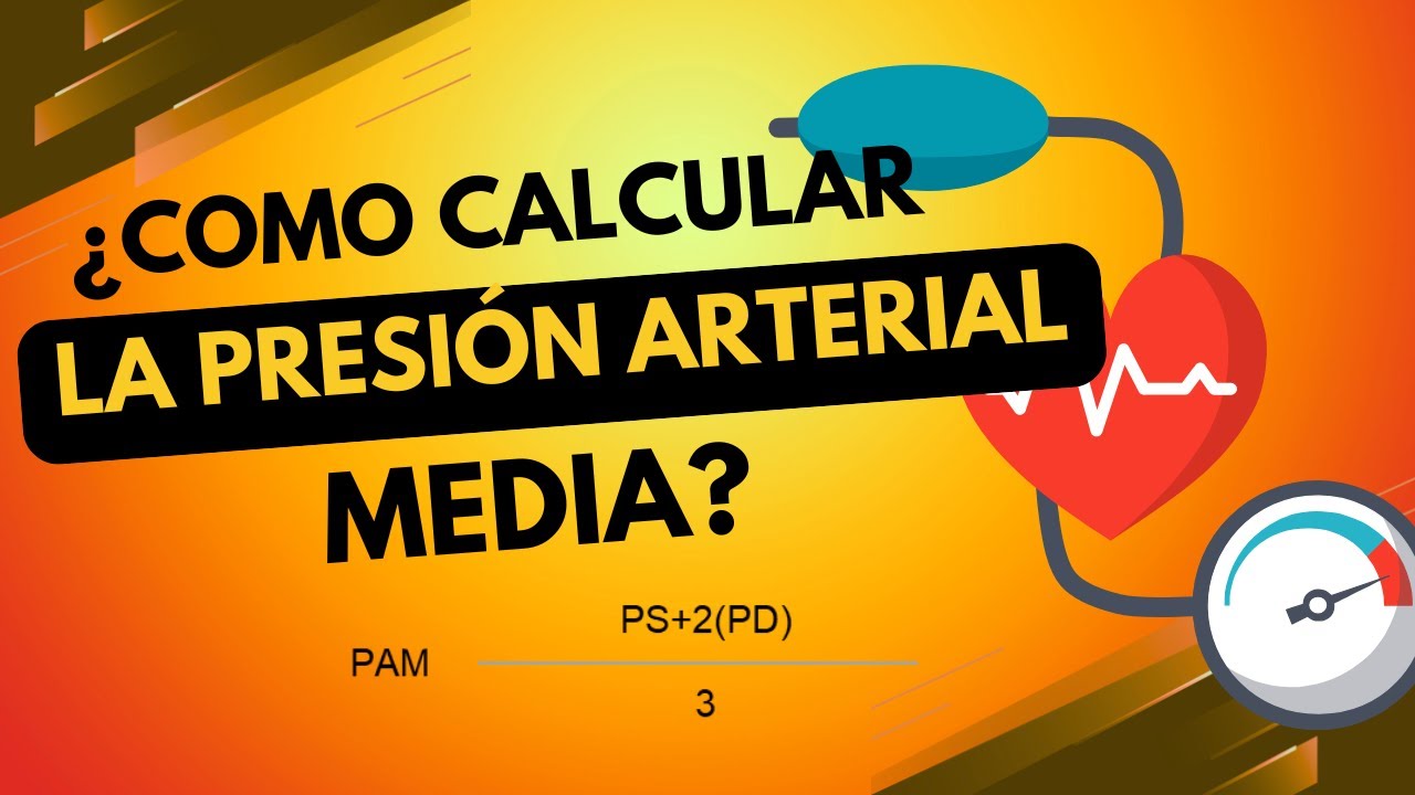 ¿Cómo CALCULAR la PRESIÓN ARTERIAL MEDIA? fácil y rápido!!!! - YouTube