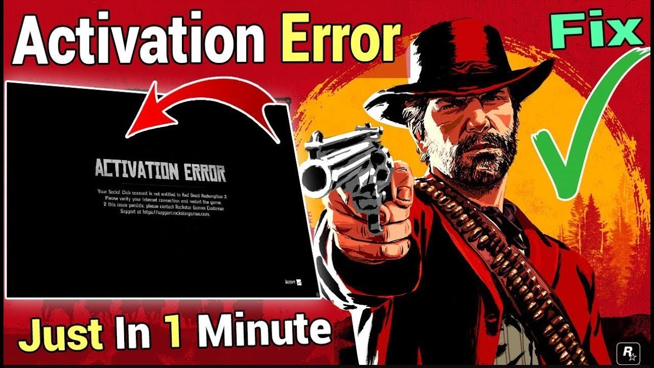 FIXED Red Dead Redemption 2 PC： Activation Required & Exited Unexpectedly - YouTube