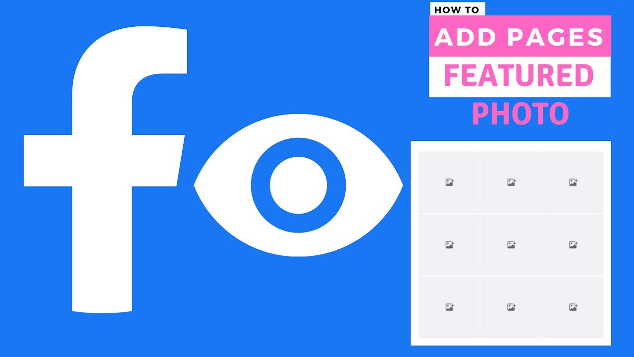 Facebook tips: how to add facebook page to featured photo - YouTube