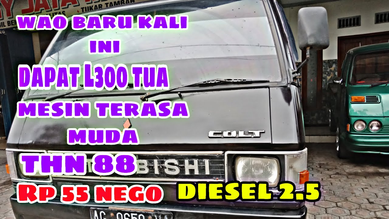 Wow review dan jual L300 diesel thn 88 mesin tua terasa mesin muda ...