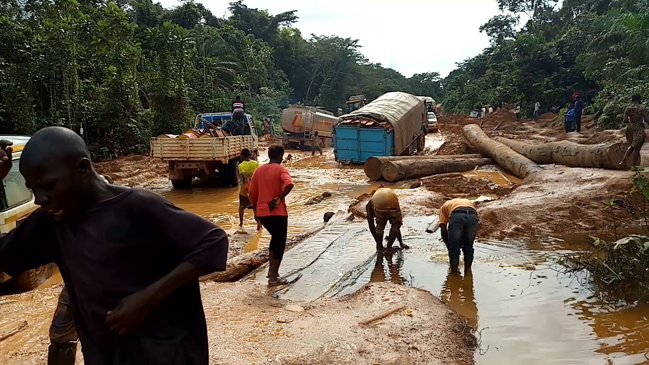BAD ROADS, A SERIOUS PROBLEM IN LIBERIA after 12 years the people are ...