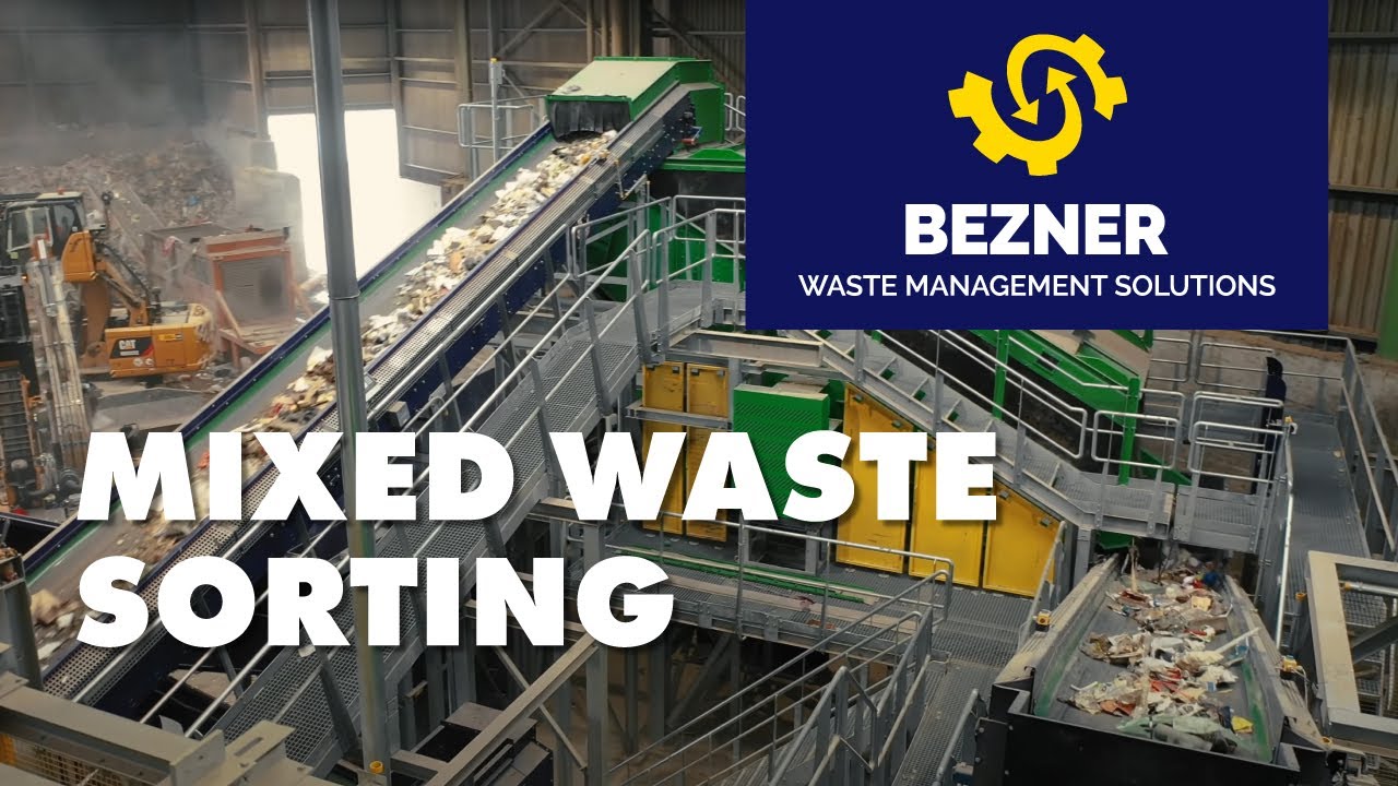 Mixed waste sorting installation | Bezner - YouTube