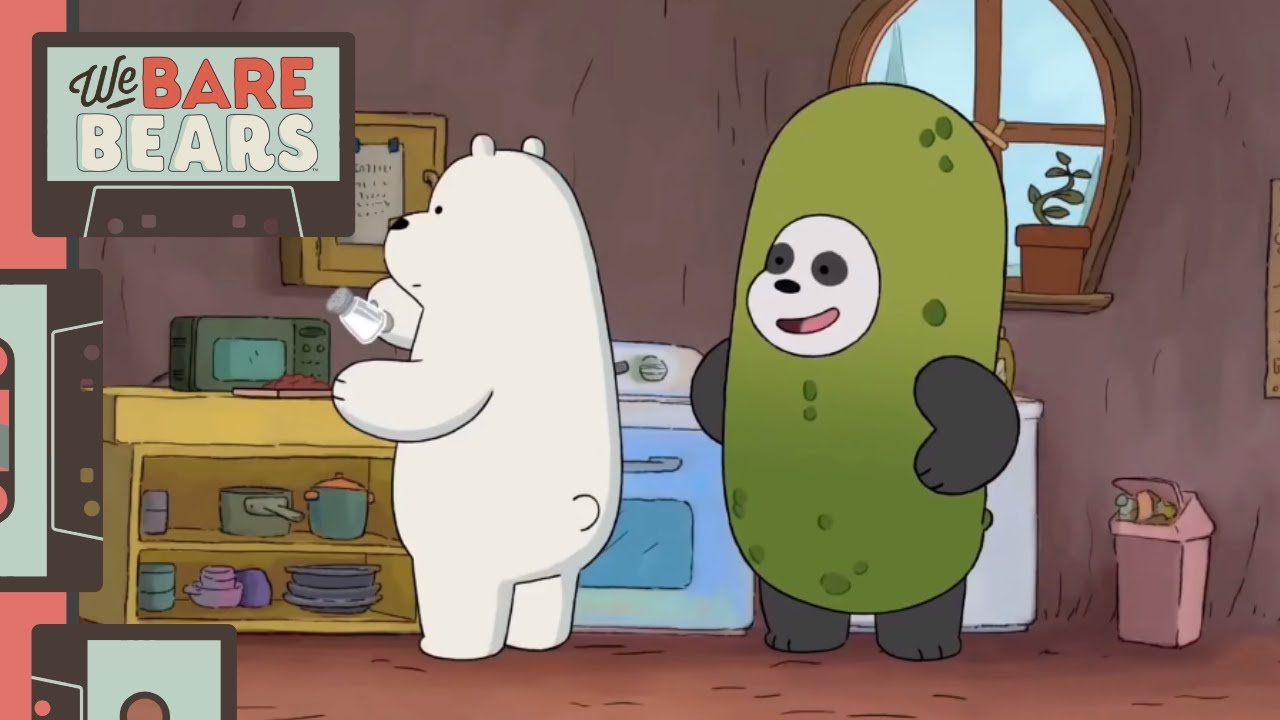 Ice Bear's Fear of Cucumbers | We Bare Bears - YouTube