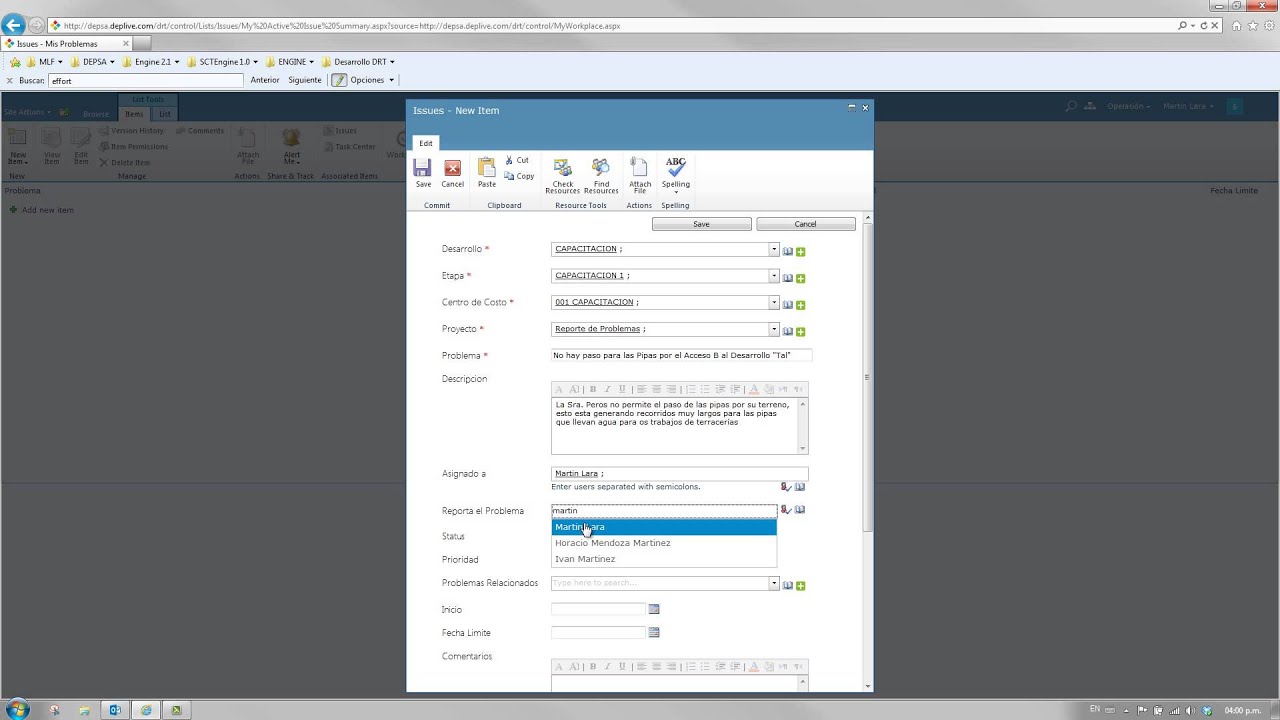 11 Reportar un Problema - YouTube