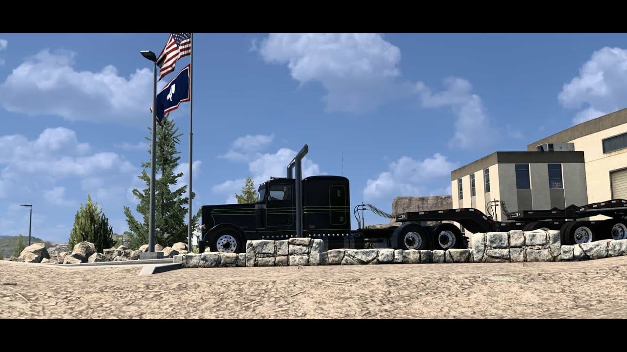 Peterbilt 389 OVERSIZED Load Texas to Wyoming 1,000+ MILES - YouTube