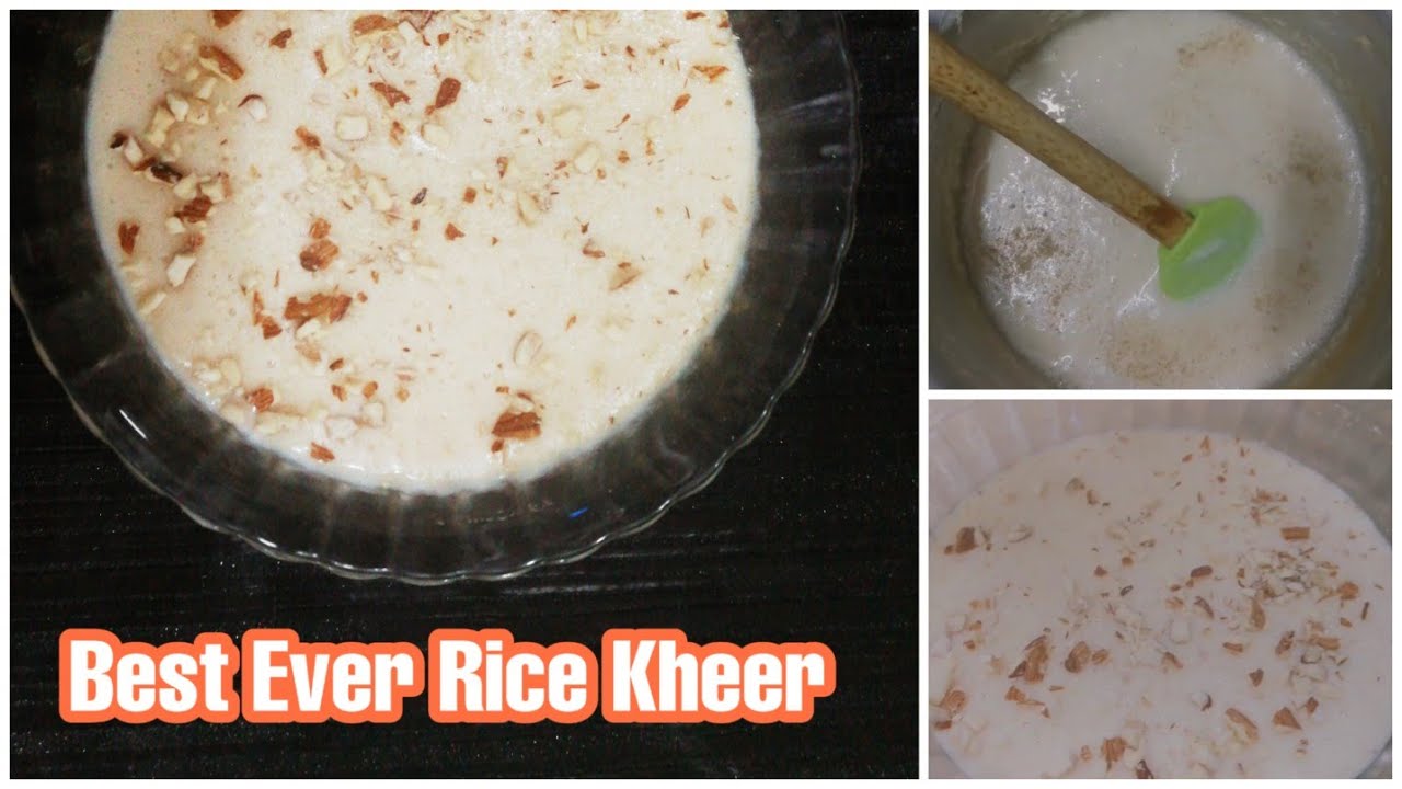 Best Ever Rice Kheer | Easy and Superfast Recipe in 30 Minutes ...