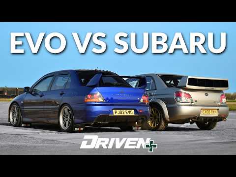 Mitsubishi Evo vs Subaru Impreza | JDM Track Battle