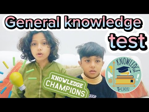 Fun General Knowledge Quiz for Kids | Learn and Explore with Kids Land ...
