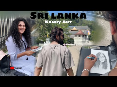 නුවර මාලිගාව ළග හිටපු නුවර මැණිකේ | The painting near Kandy Palace | # ...