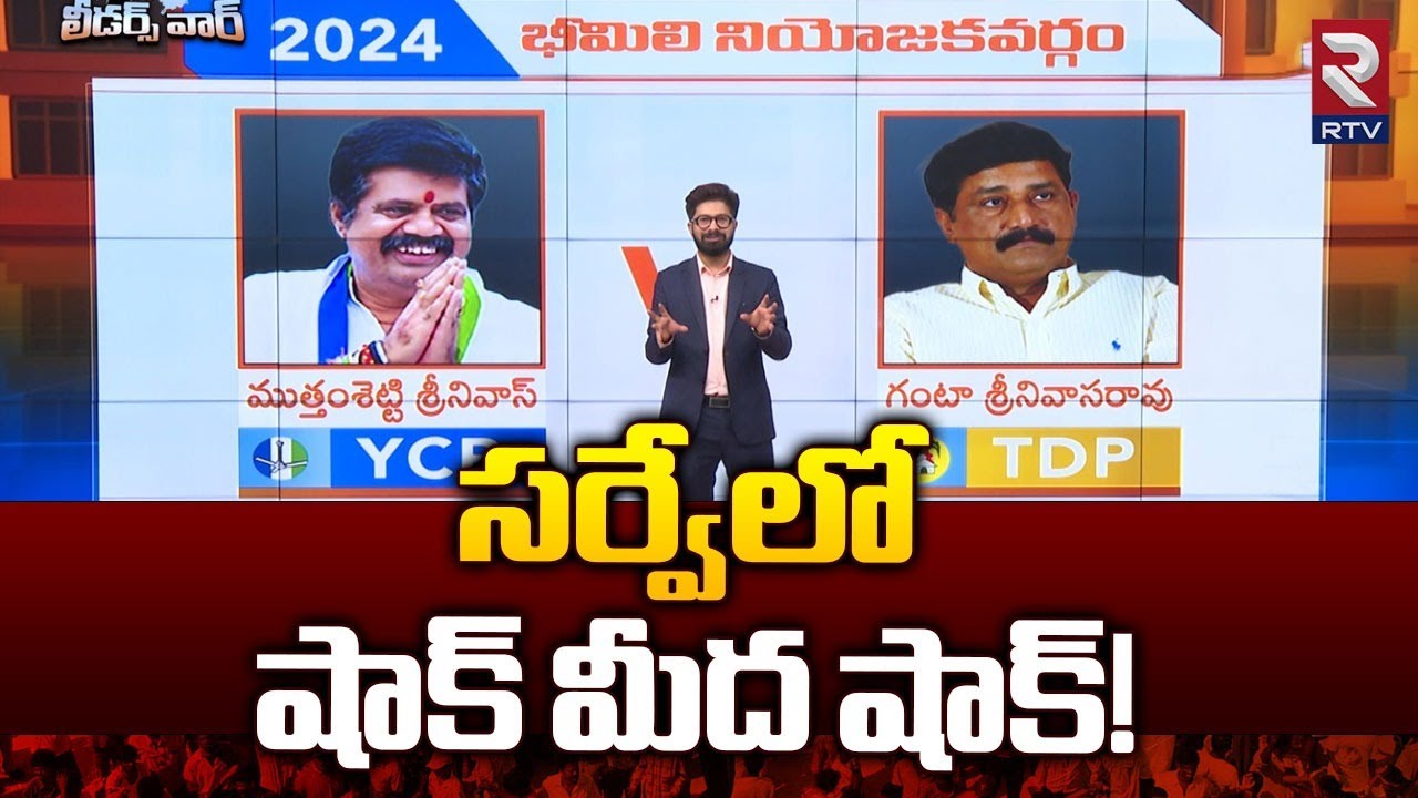 సర్వేలో షాక్.. గెలుపెవరిదంటే! | Avanthi Srinivas VS Ganta Srinivasa Rao ...