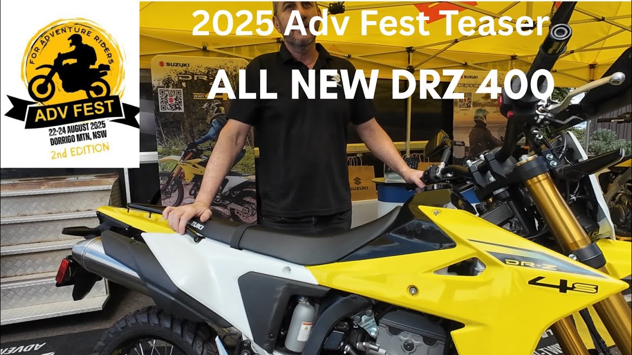 Adv Fest teaser for 2025 unveiling the new DRZ-4S Ktm 390 adventure and ...