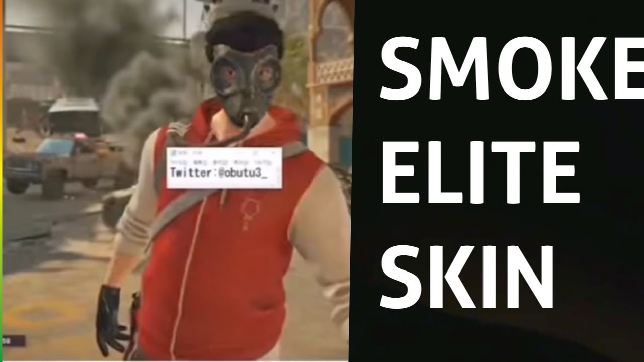 Smoke ELITE skin and animation leak-rainbow six siege-KoalaZ.R6 - YouTube
